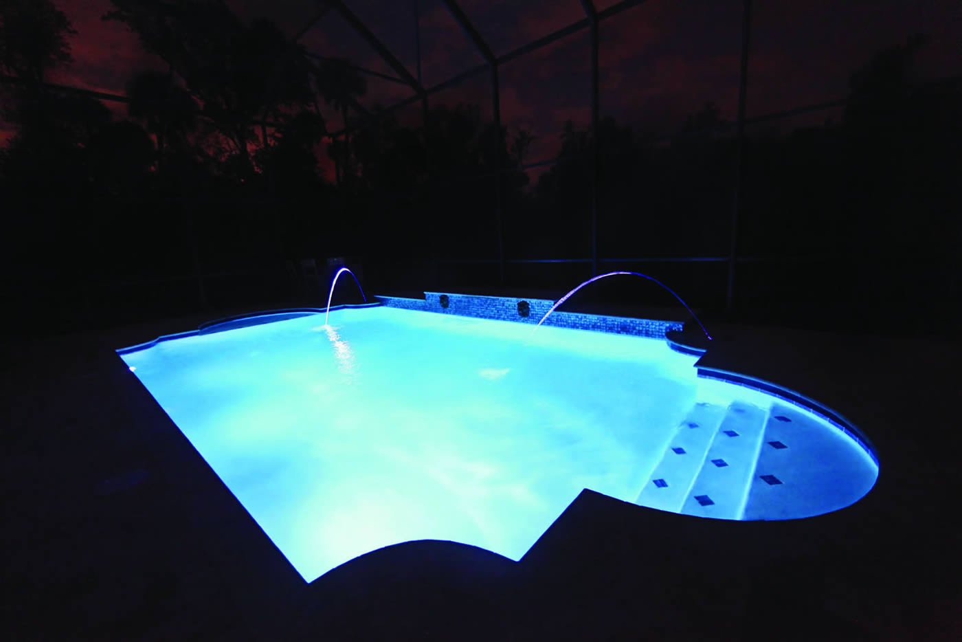 LED Underwater Swimming Pool Lights | Topline Pools and Wellness