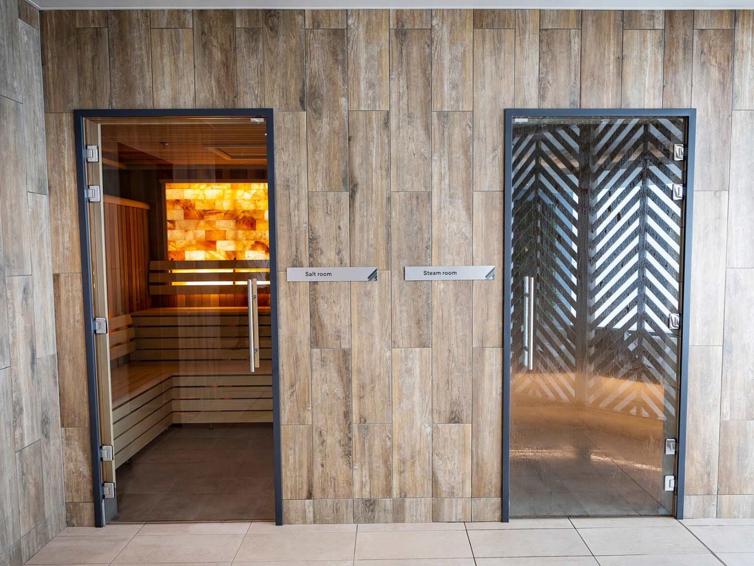 Sauna & Steam Glass Doors and Walls | Topline Pools and Wellness