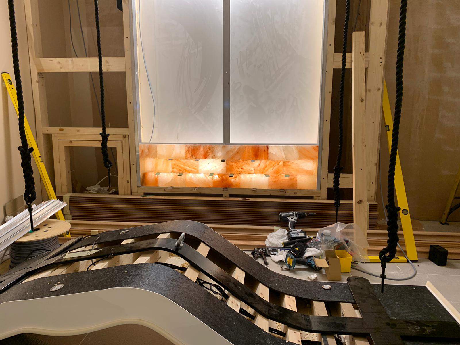 Case Study: Halotherapy Room and Swinging Heated Loungers | Topline ...